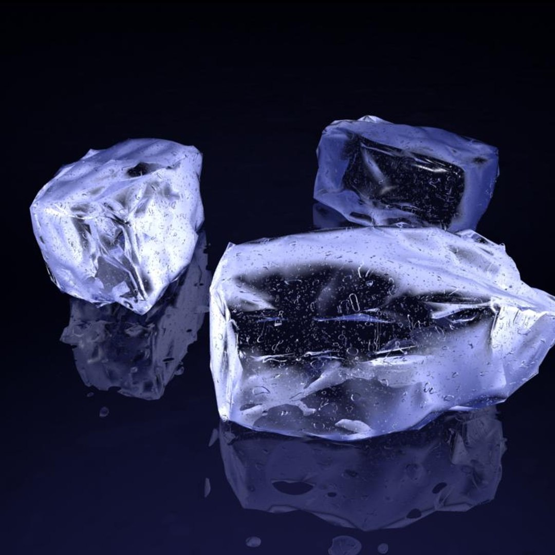 Ice Cubes 3d Model