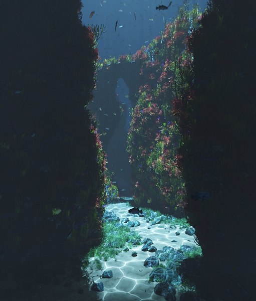 modelo 3d Underwater reefs - TurboSquid 1974920