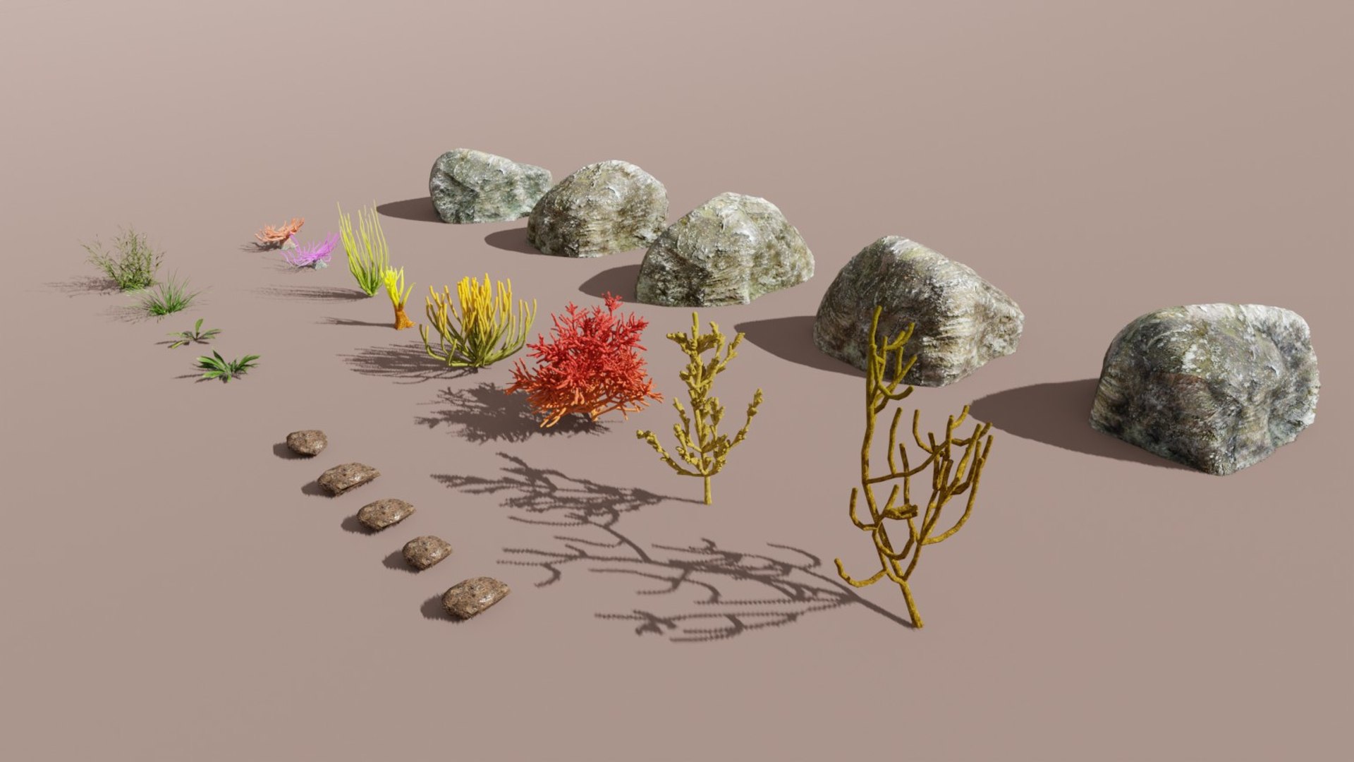 3D Underwater Reefs - TurboSquid 1974920