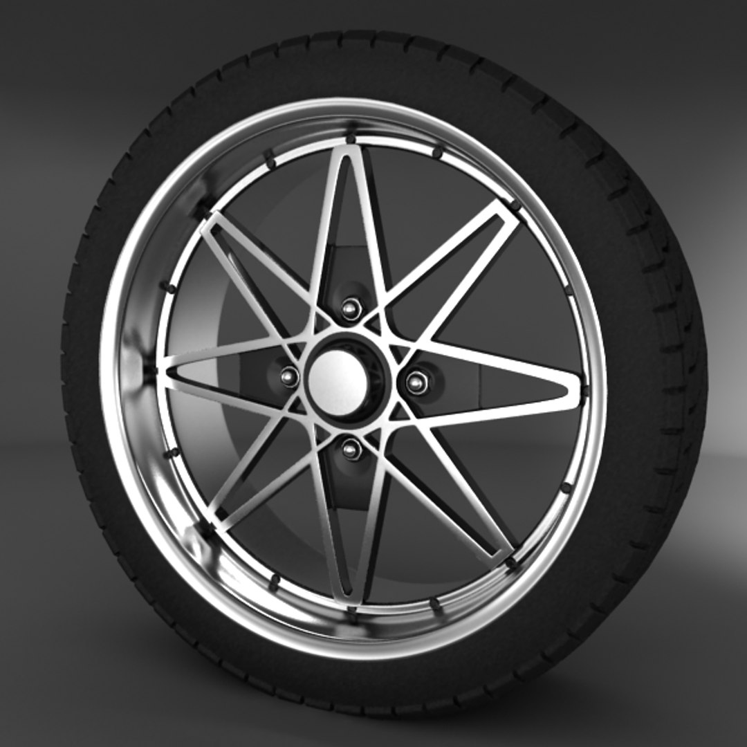 wheel rim 3d model