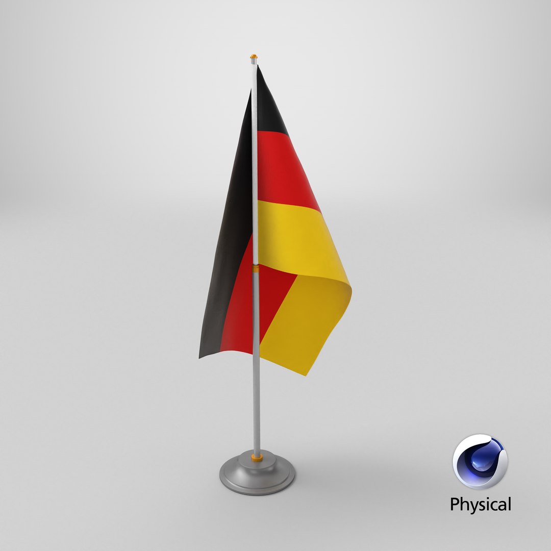 3D Table Flag Germany - TurboSquid 2145842