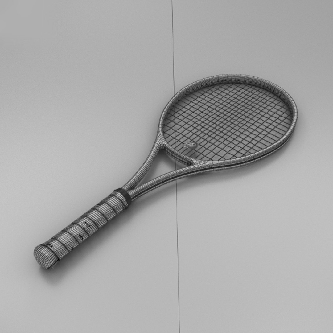 3D Model Racquet Tennis - TurboSquid 1342056