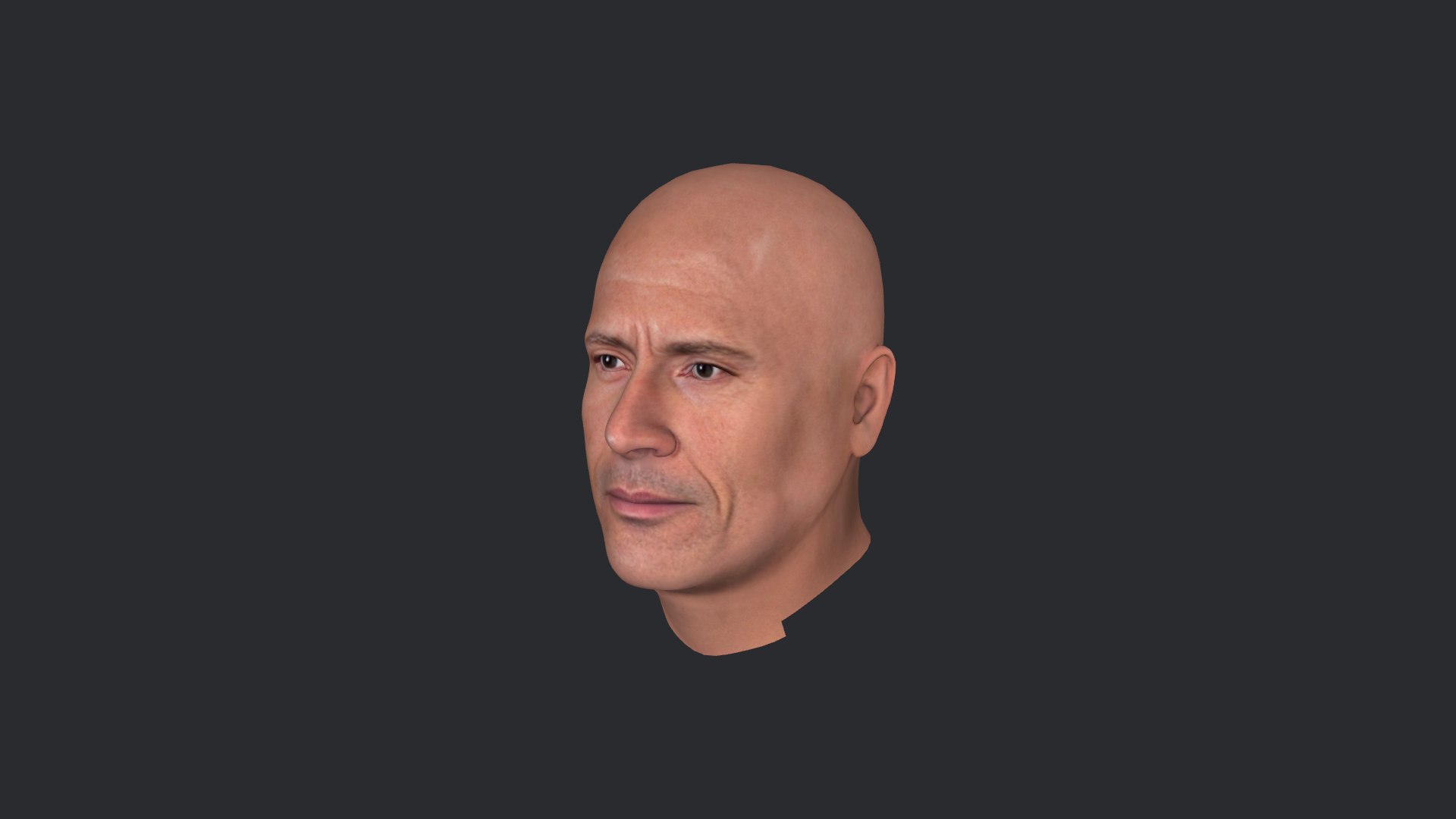 3D model Dwayne Johnson-The Rock Hyper Realistic Full Body Fully Rigged ...