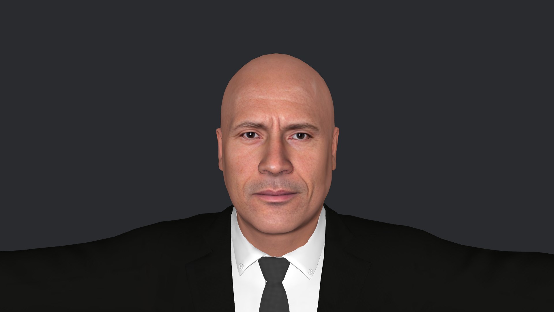 3D model Dwayne Johnson-The Rock Hyper Realistic Full Body Fully Rigged ...