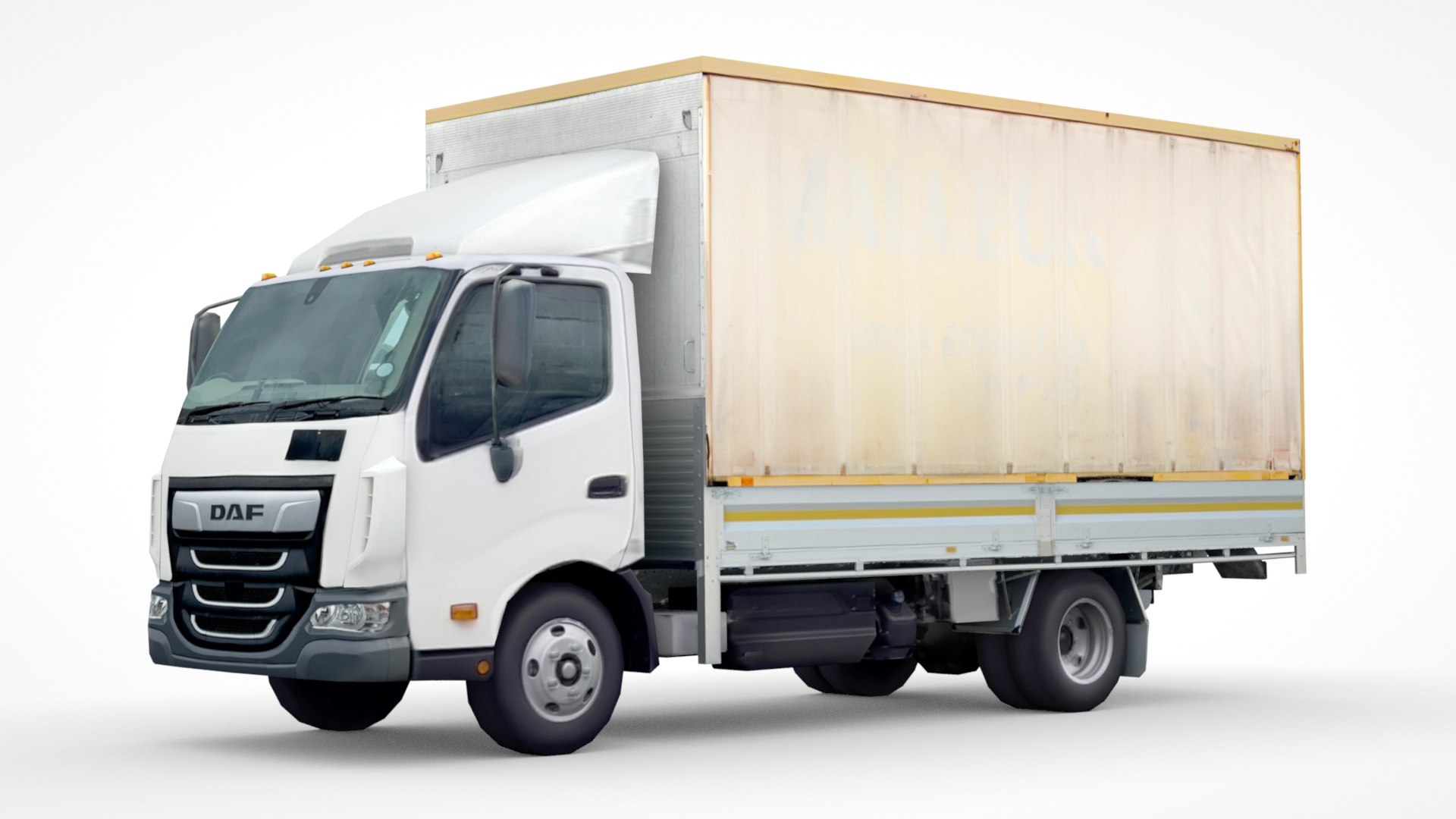 DAF LF Box Truck 2020 Model - TurboSquid 2001504