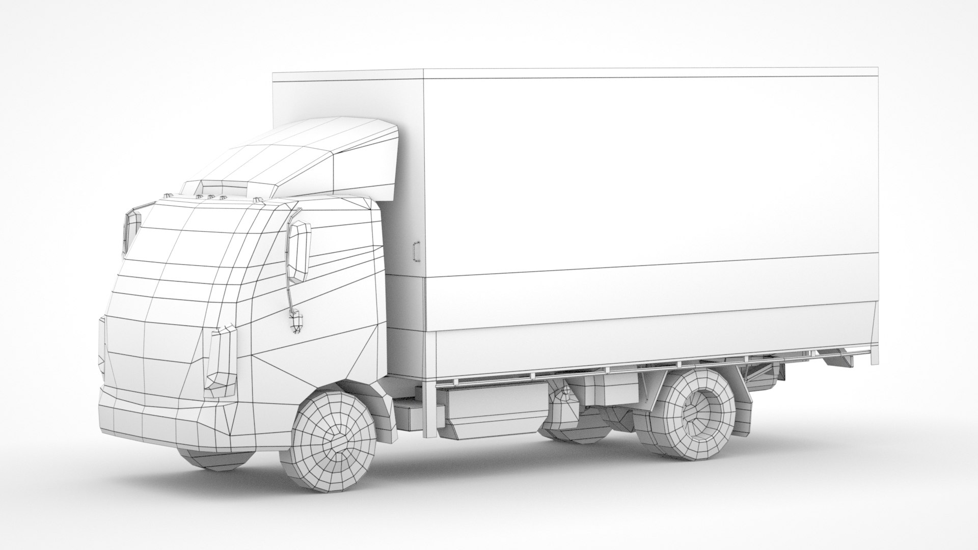 DAF LF Box Truck 2020 Model - TurboSquid 2001504
