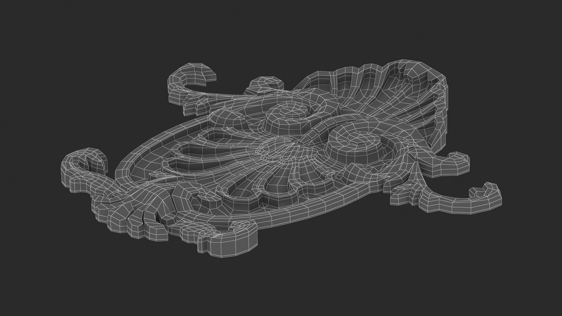 Cartouche Ornament 019 Model - TurboSquid 2226054