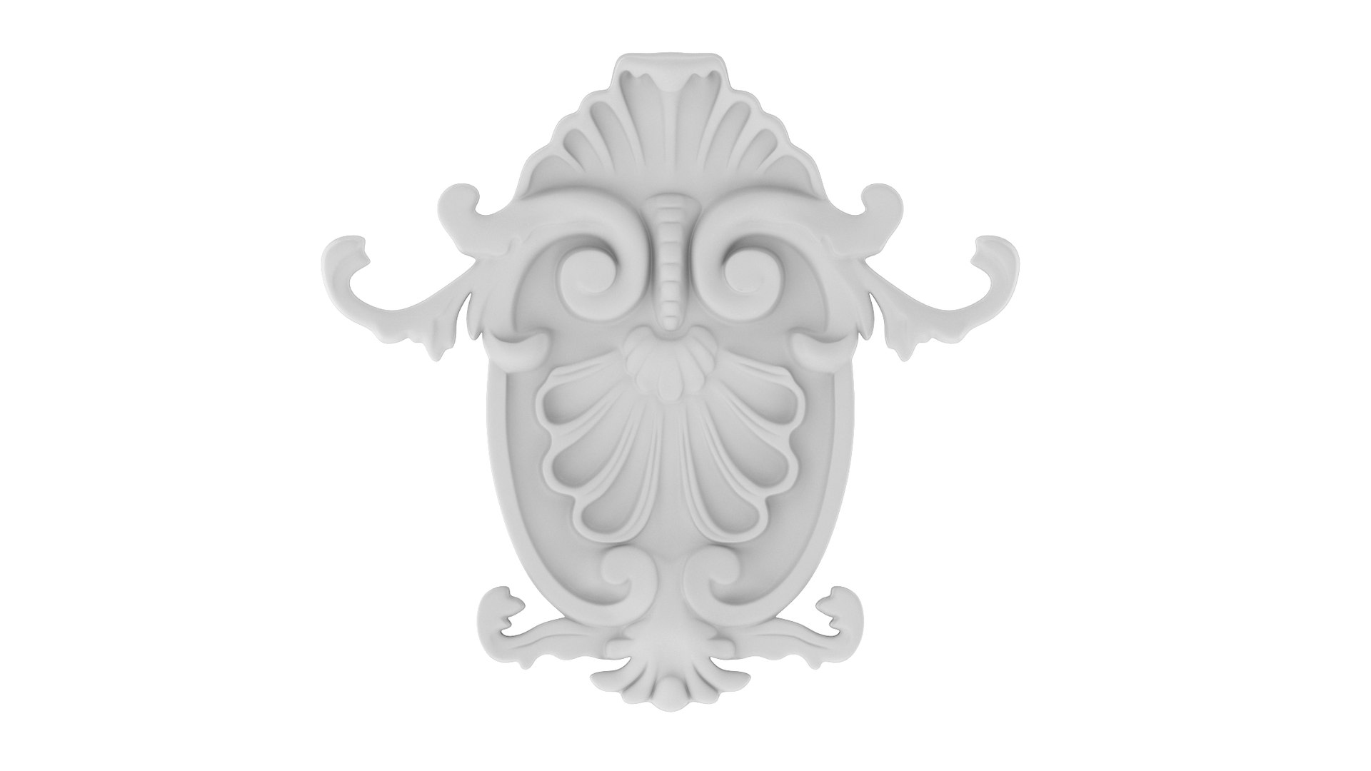 Cartouche Ornament 019 Model - TurboSquid 2226054