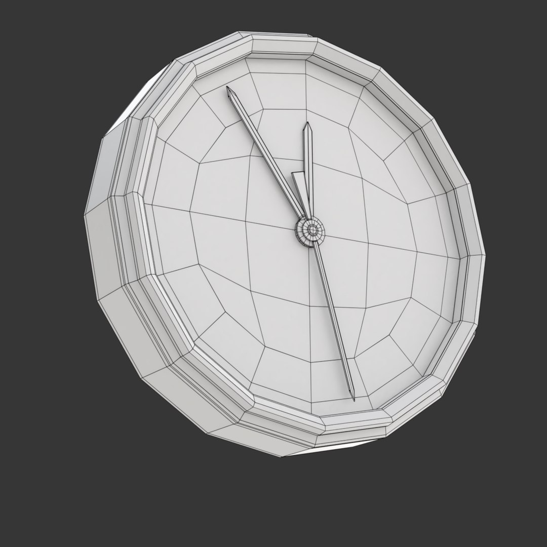 3D Arabic Clock Numeral Model - TurboSquid 1235077