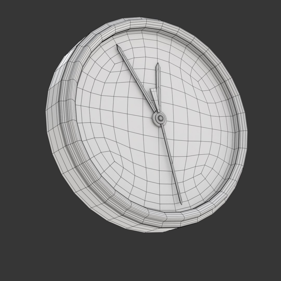 3D Arabic Clock Numeral Model - TurboSquid 1235077