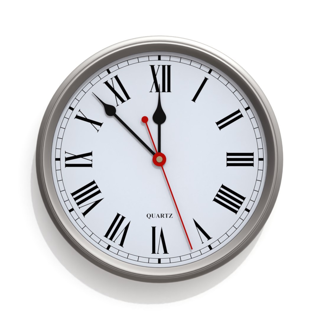 3D Arabic Clock Numeral Model - TurboSquid 1235077