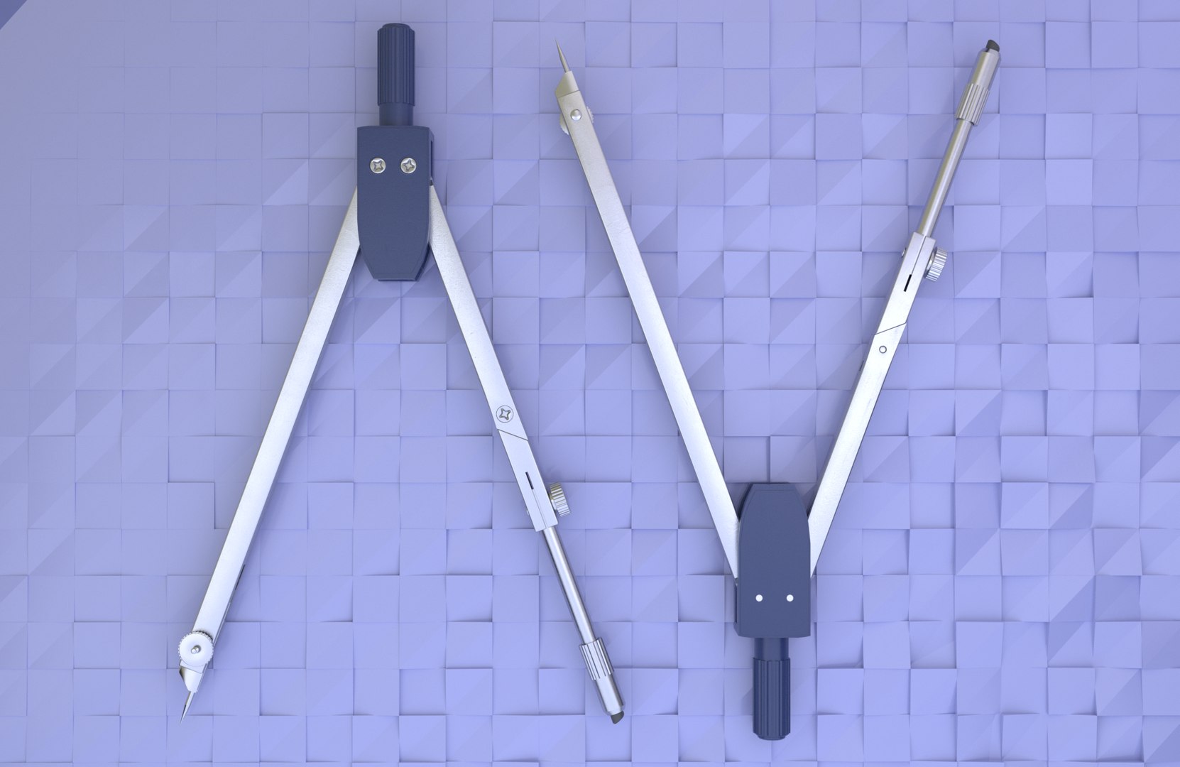 3D Drawing Compass - TurboSquid 1974194