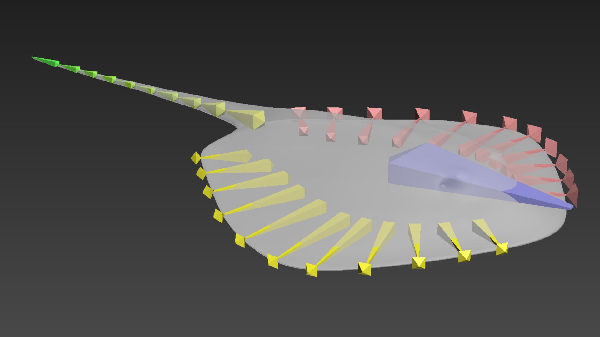 Stingray Swimming Animation 3D Model - TurboSquid 1404917