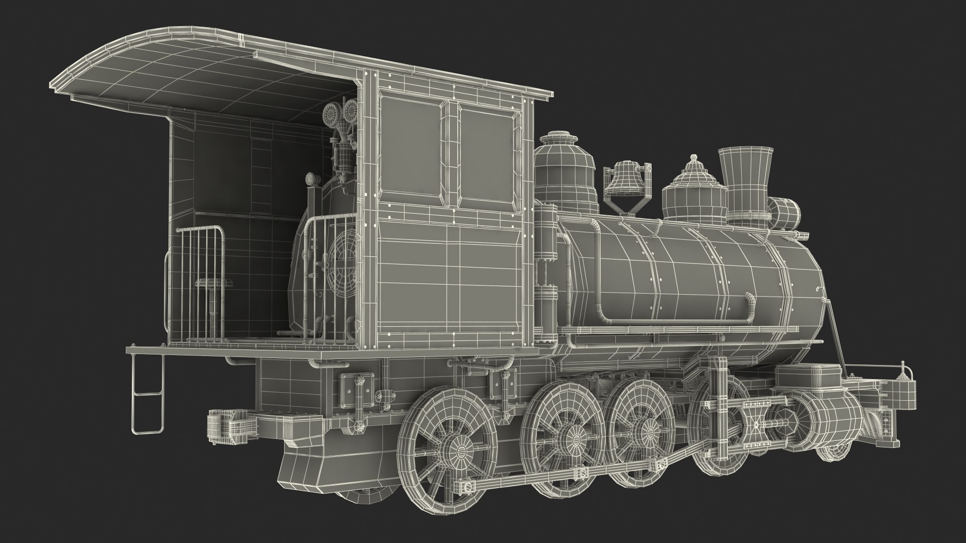 3D Steam Locomotive - TurboSquid 2147277