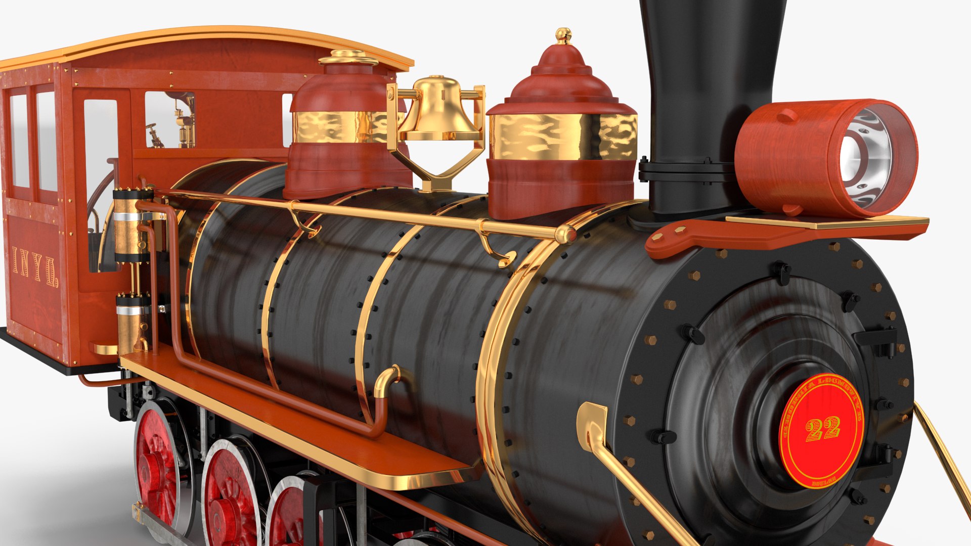 3D Steam Locomotive - TurboSquid 2147277