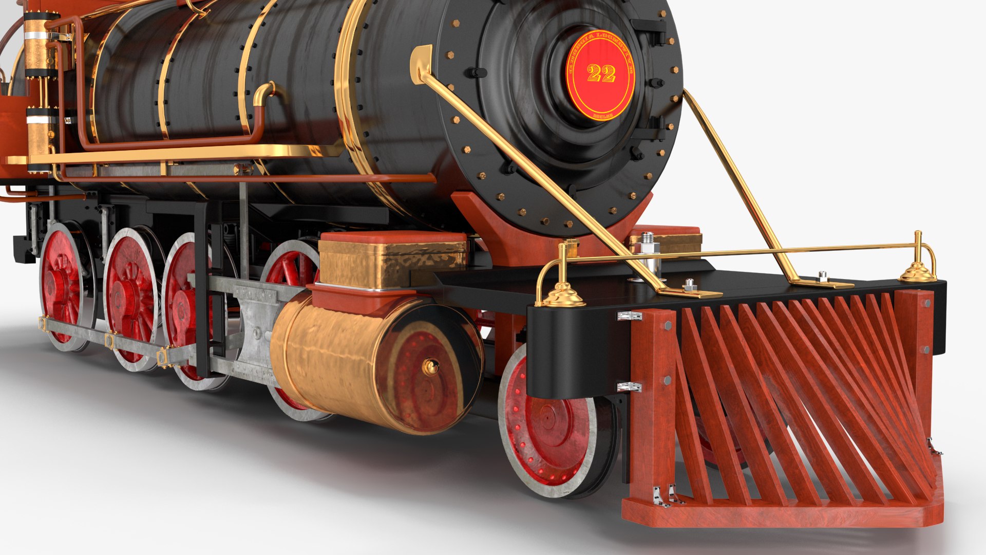 3D Steam Locomotive - TurboSquid 2147277