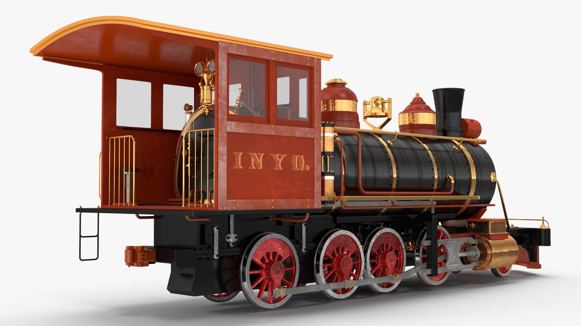 3D Steam Locomotive - TurboSquid 2147277