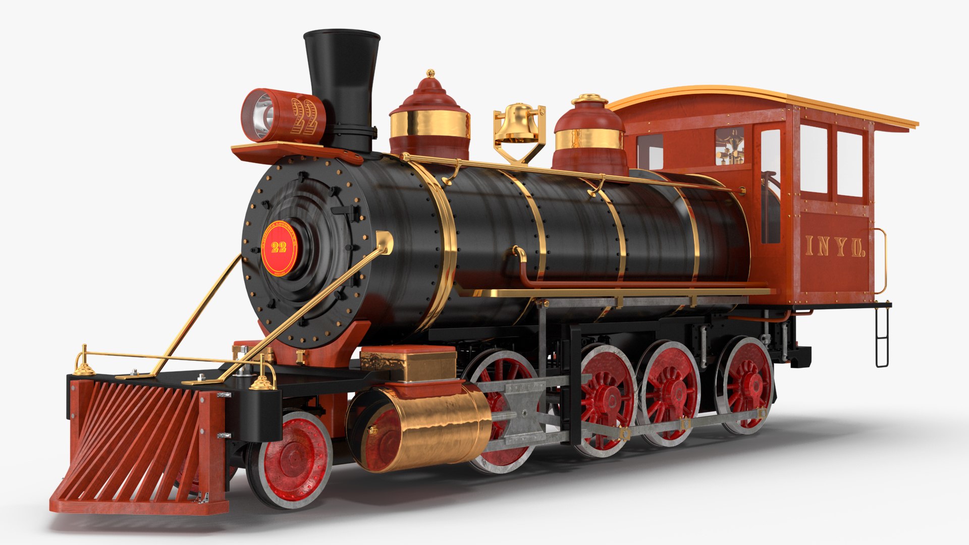 3D Steam Locomotive - TurboSquid 2147277