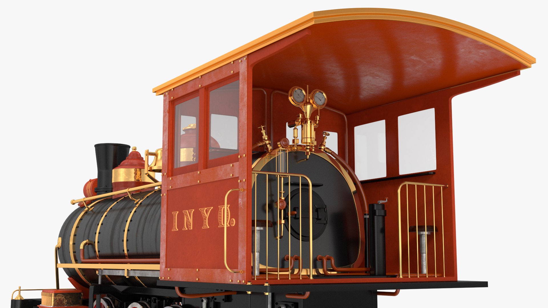 3D Steam Locomotive - TurboSquid 2147277
