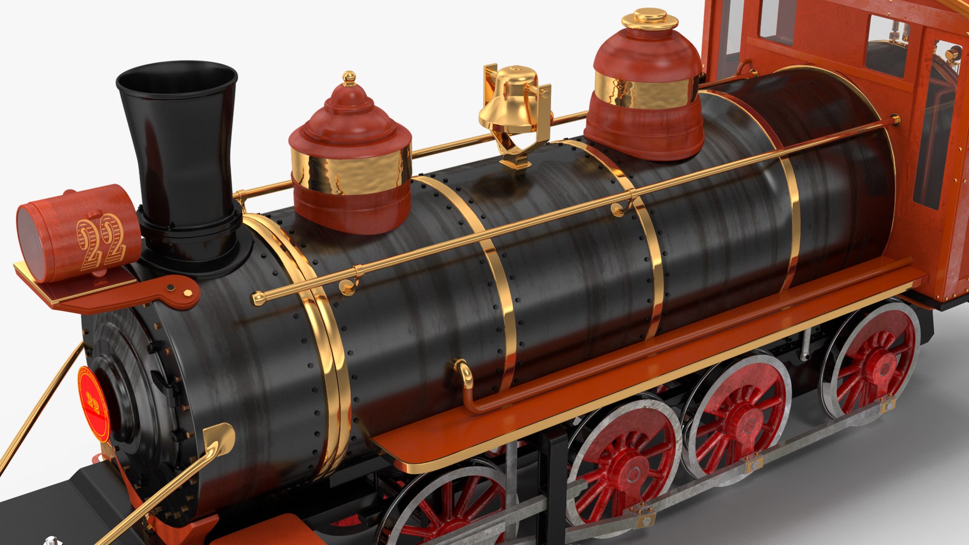 3D Steam Locomotive - TurboSquid 2147277