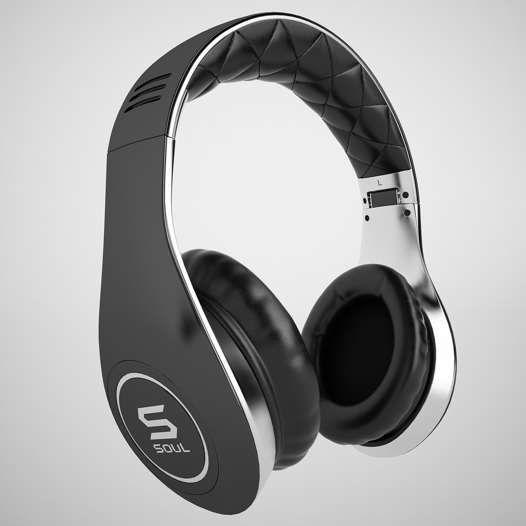 Soul Headphones Ludacris 3d Model