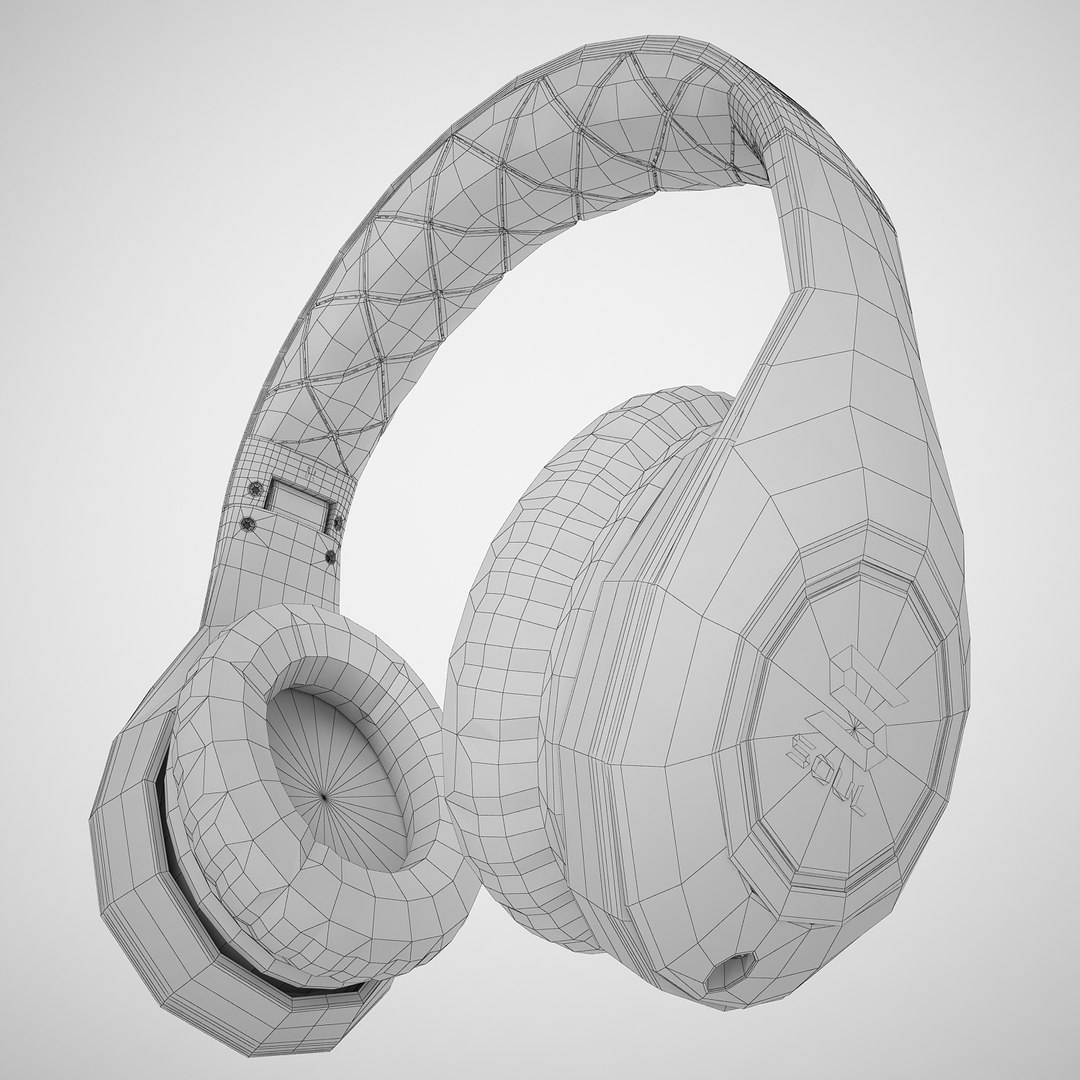 Soul Headphones Ludacris 3d Model
