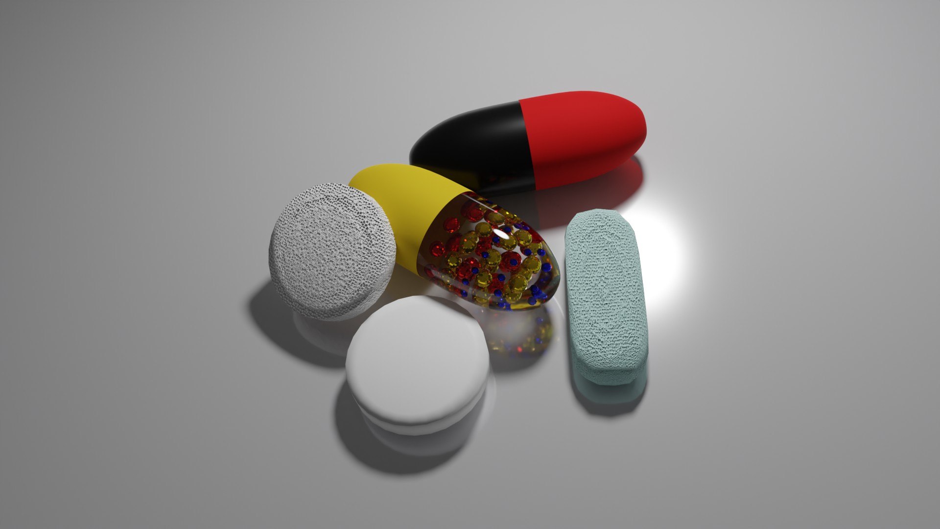 3D Model Pills And Drugs - TurboSquid 1976984