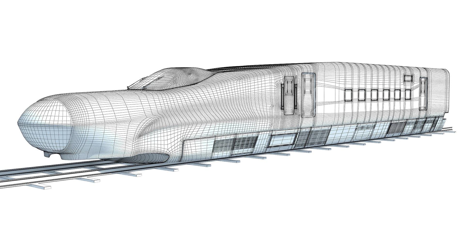 Shinkansen Train 3D Model - TurboSquid 1170368