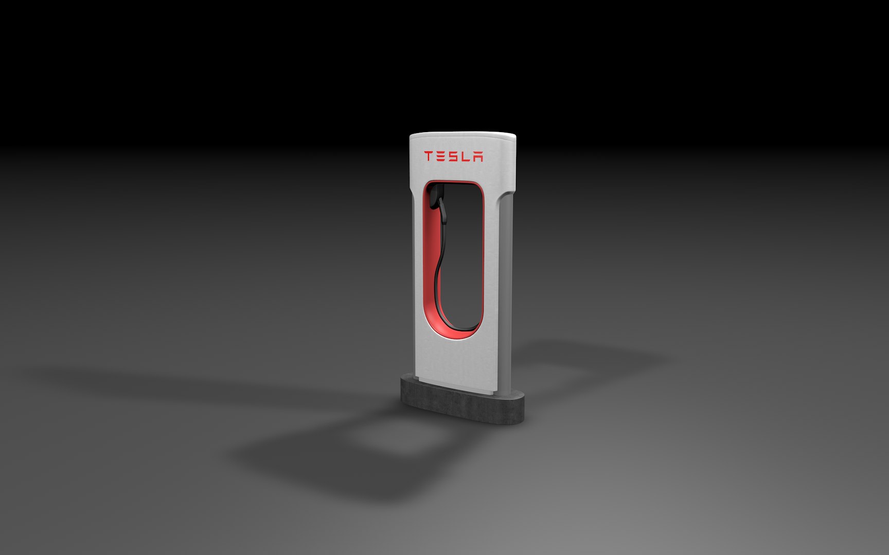 Tesla Charge Station Model - TurboSquid 2317945
