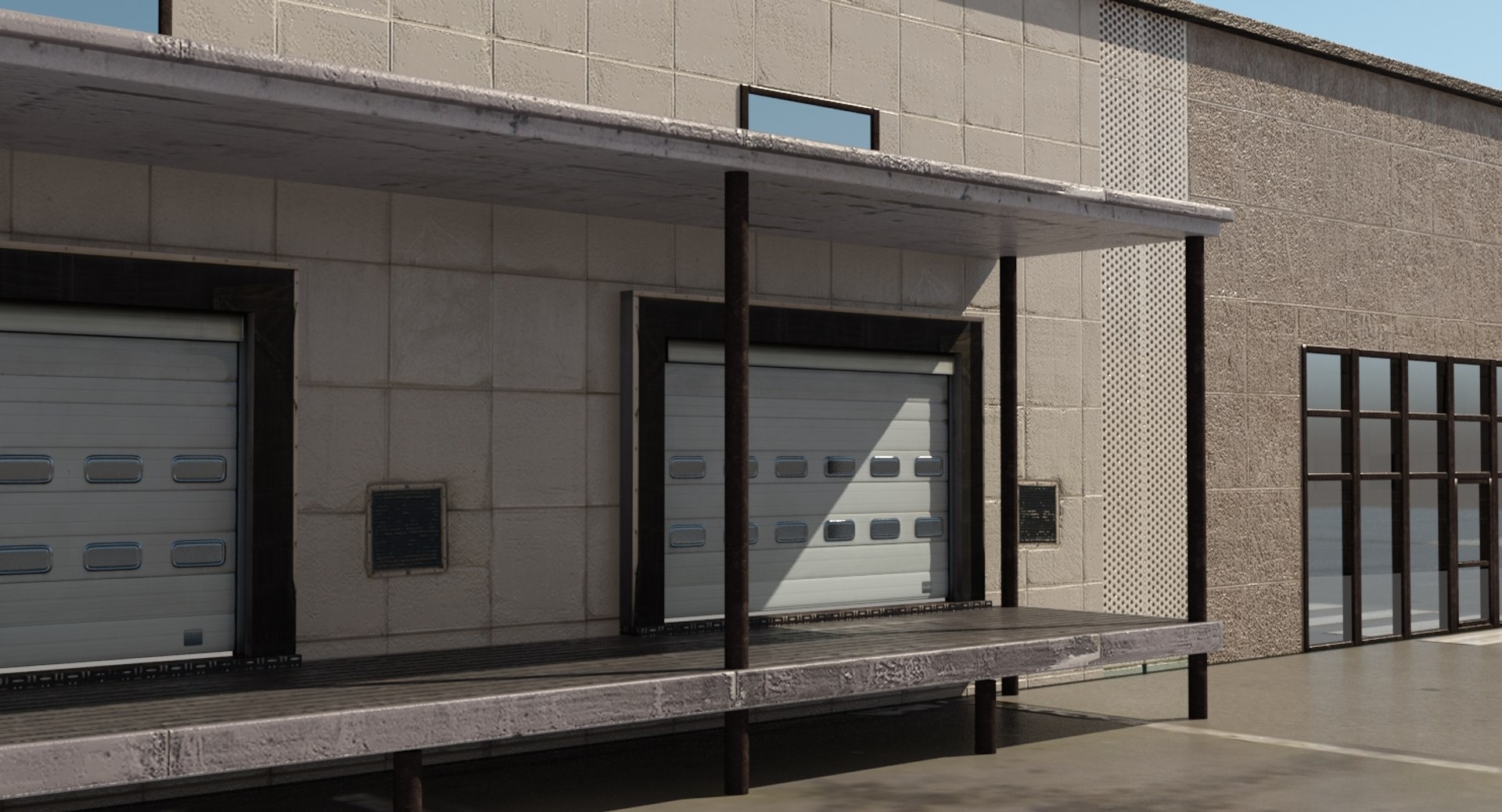 Cargo Building 3D Model - TurboSquid 1203480