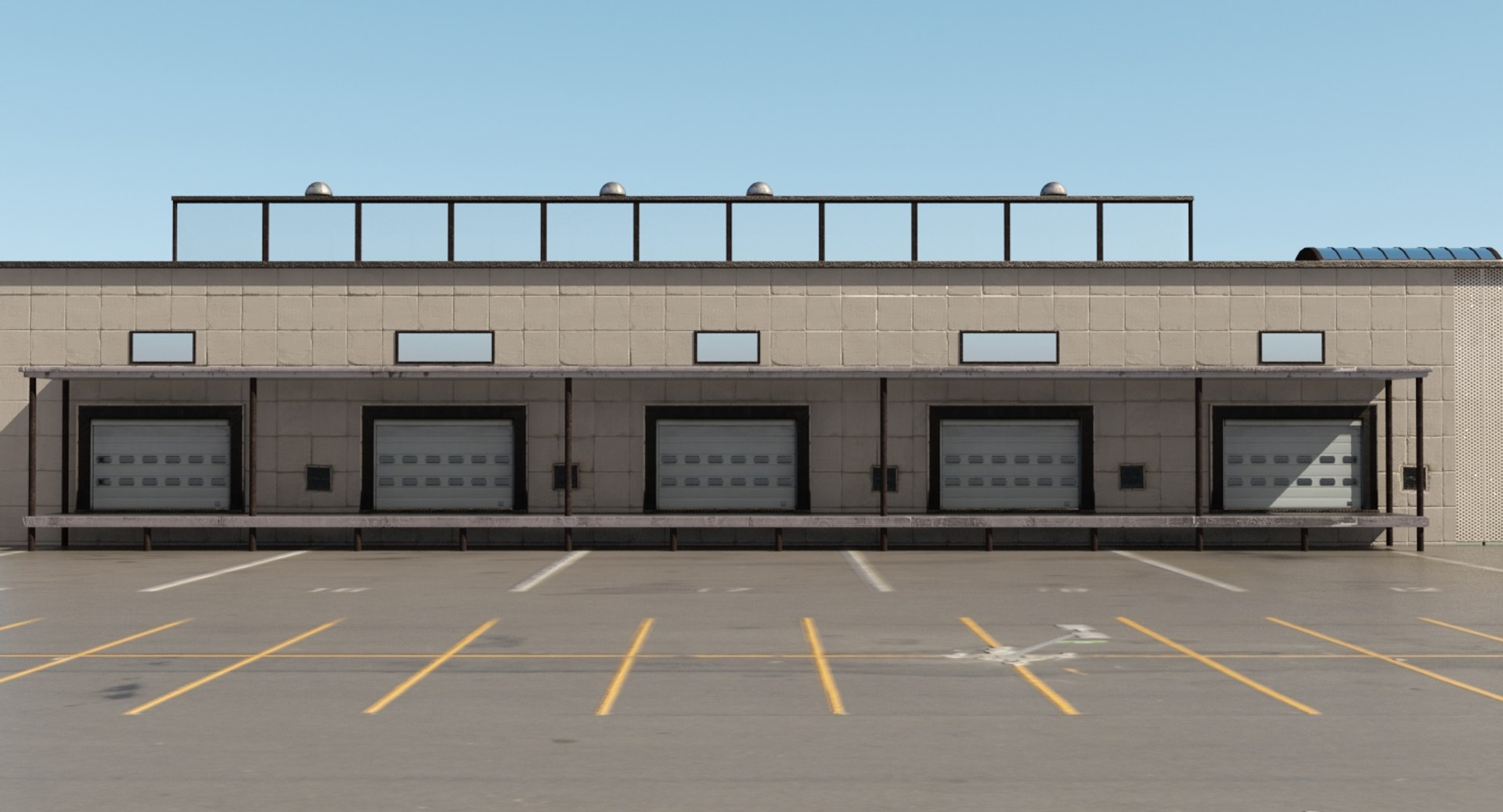 Cargo Building 3D Model - TurboSquid 1203480
