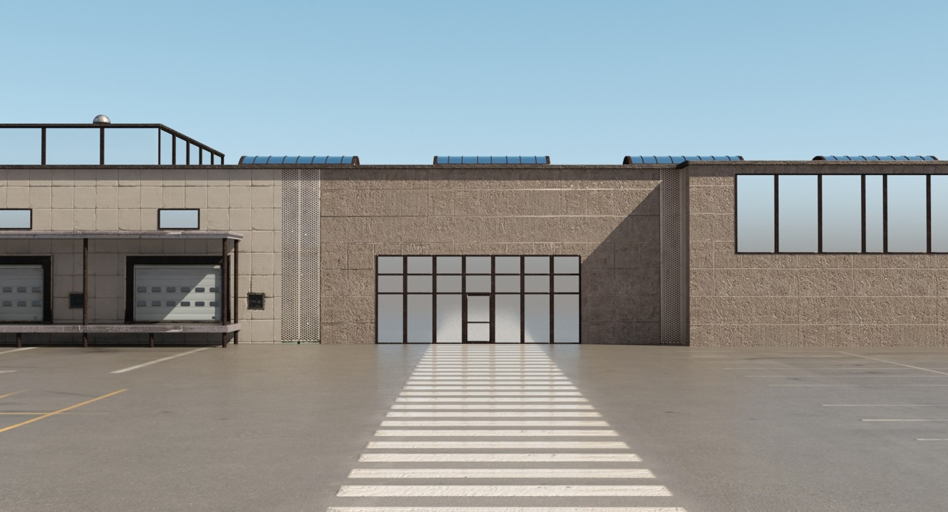 Cargo Building 3D Model - TurboSquid 1203480