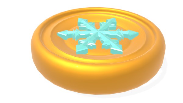 3D ice spell token - TurboSquid 1687206