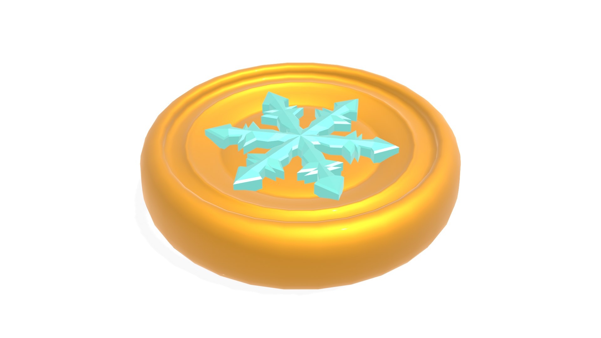 3D Ice Spell Token - TurboSquid 1687206