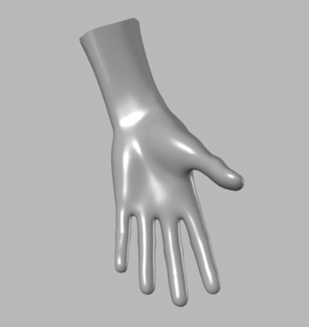 Maya Polygonal Human Hand