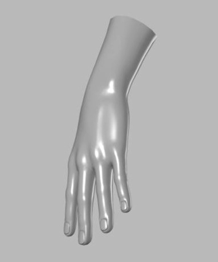 Maya Polygonal Human Hand