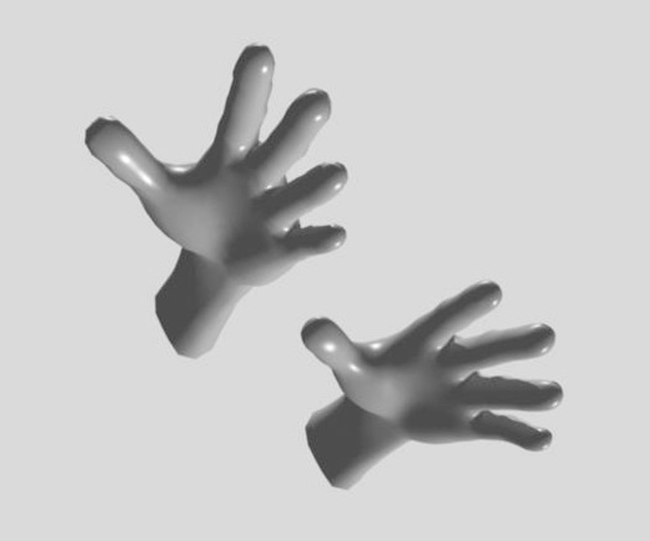Maya Polygonal Human Hand