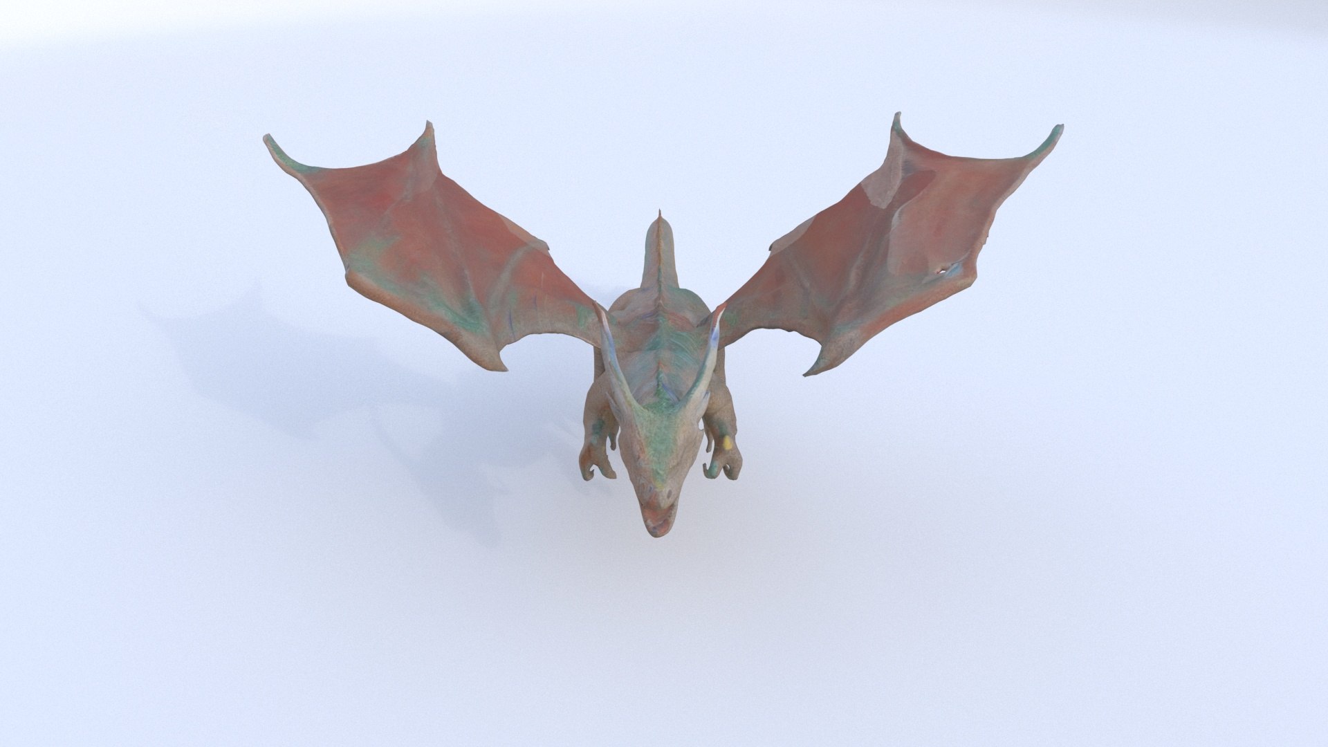 3D Western Dragon 1 Model - TurboSquid 2334012