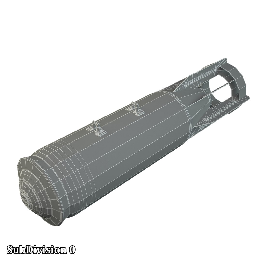 3d model ofab-250-270 soviet russian explosive