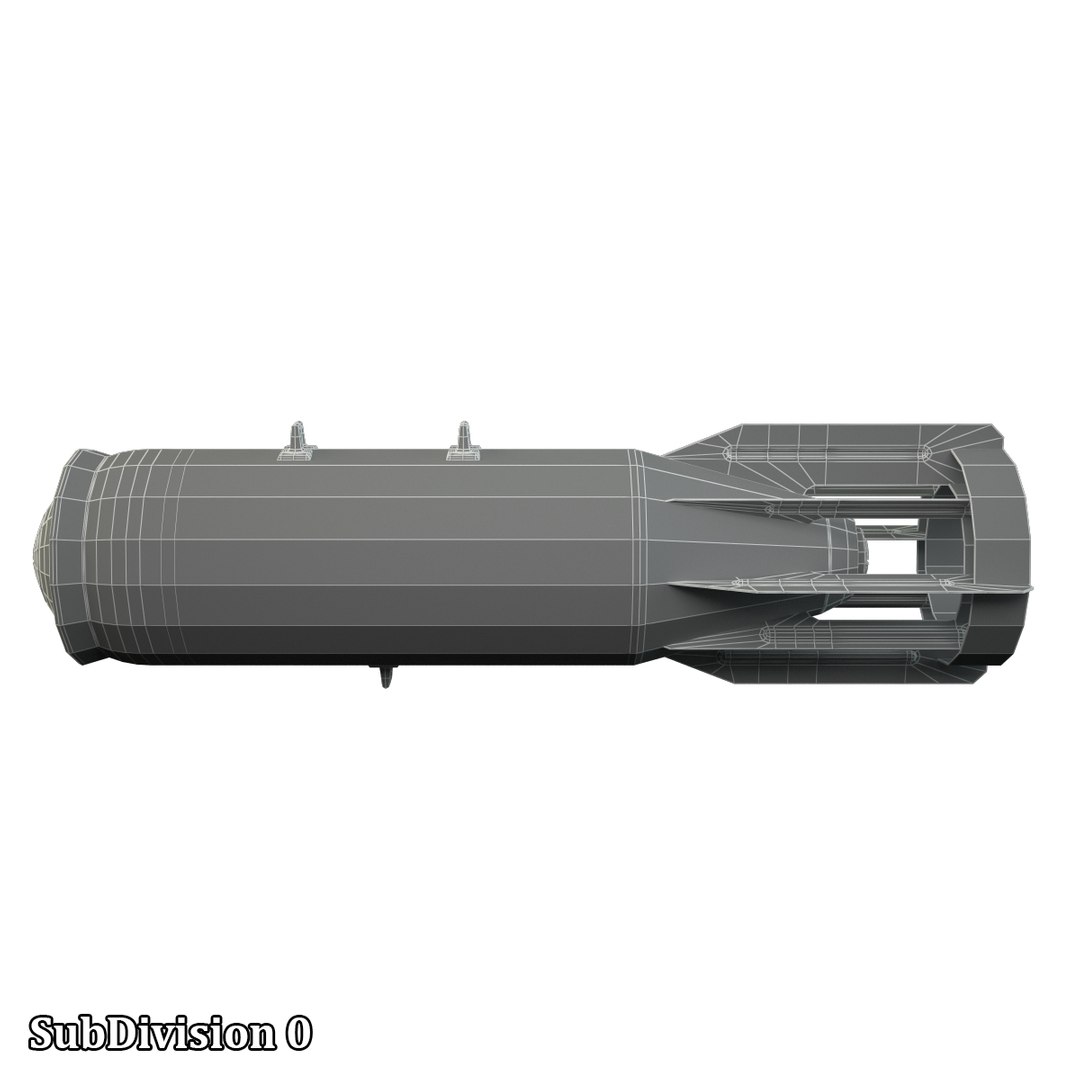 3d model ofab-250-270 soviet russian explosive