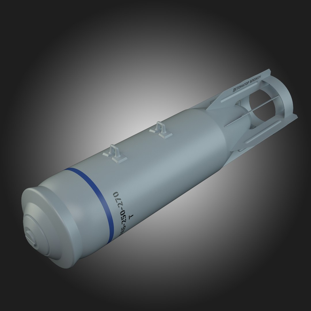 3d model ofab-250-270 soviet russian explosive