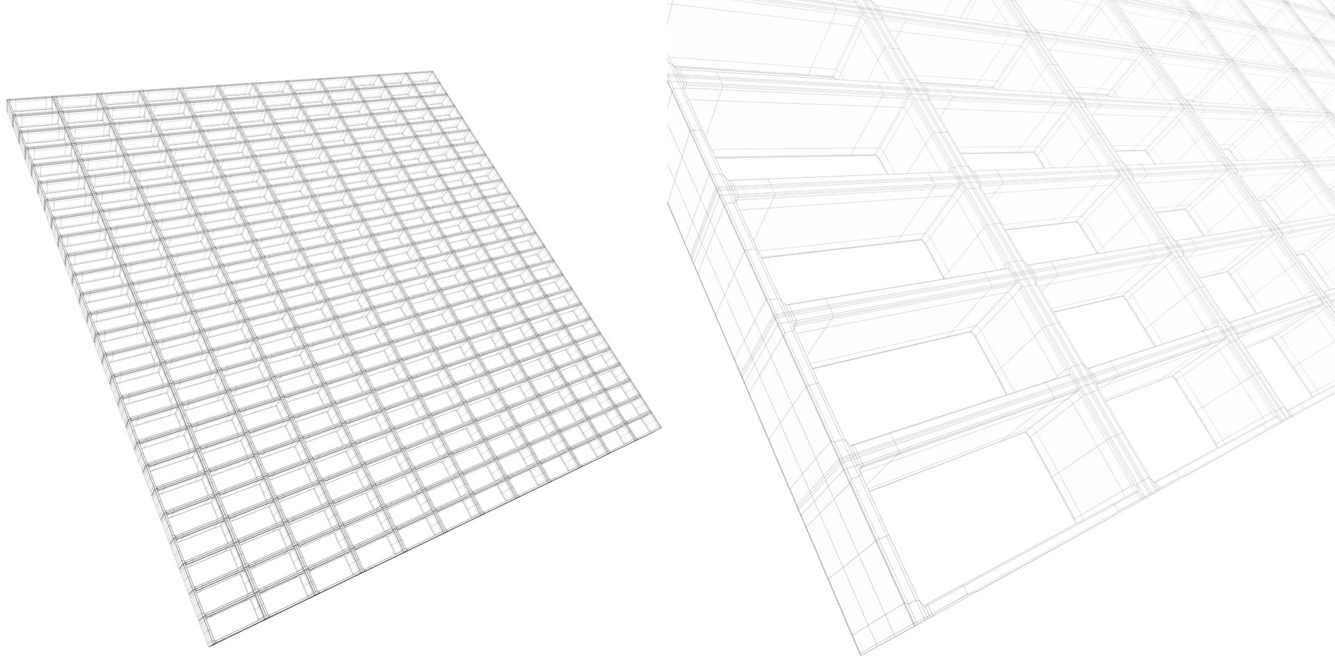 3D Open Mesh Steel Grating Flooring Model - TurboSquid 1758527