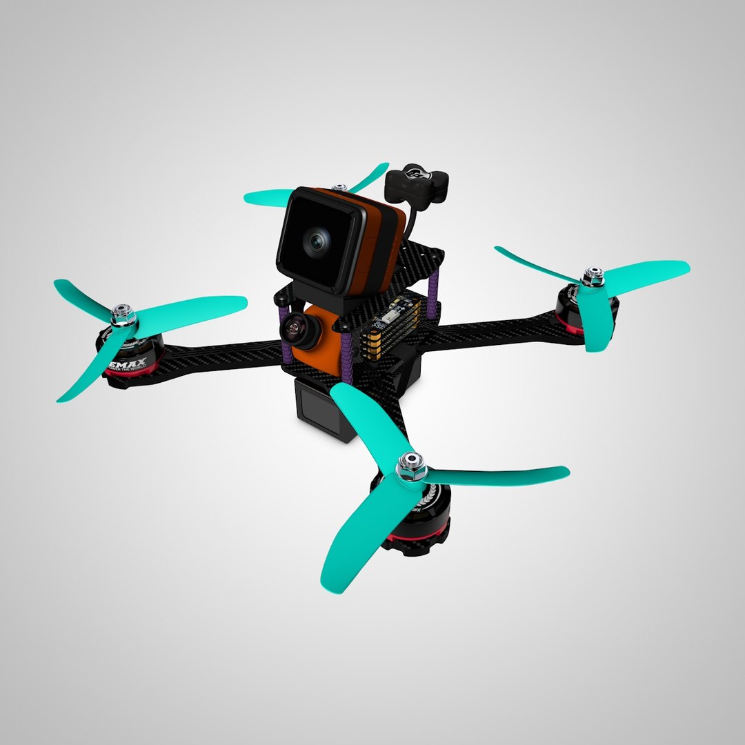 Skitzo Drone 3D Model - TurboSquid 1150450
