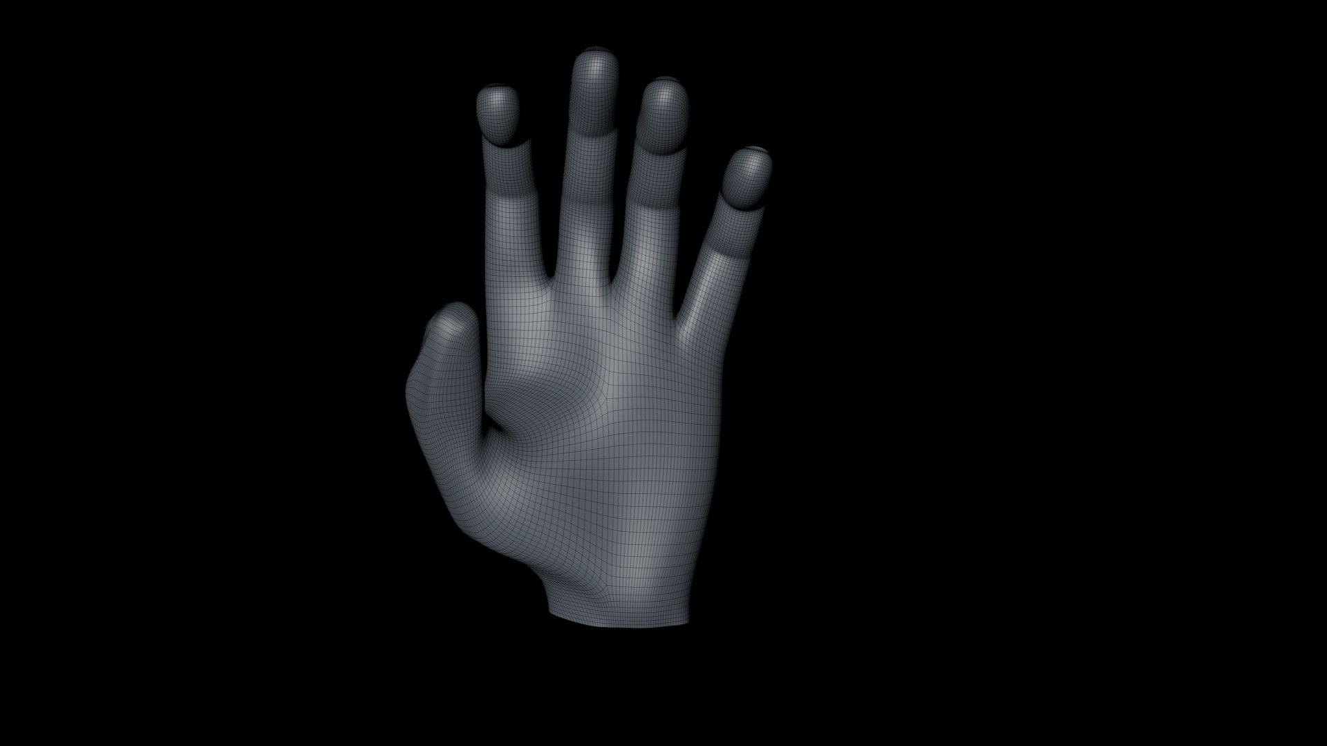 3ds max hand