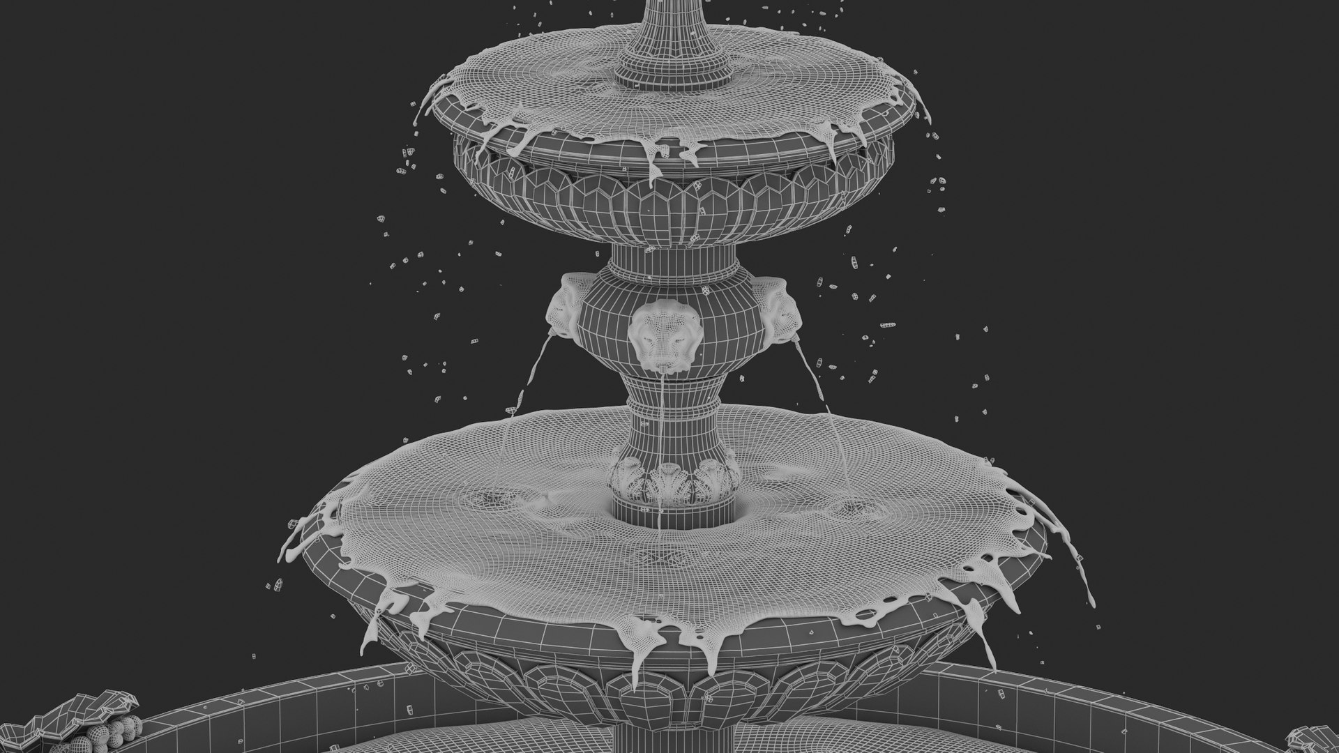 3D Fountain 03 PBR Realistic Model - TurboSquid 2053804