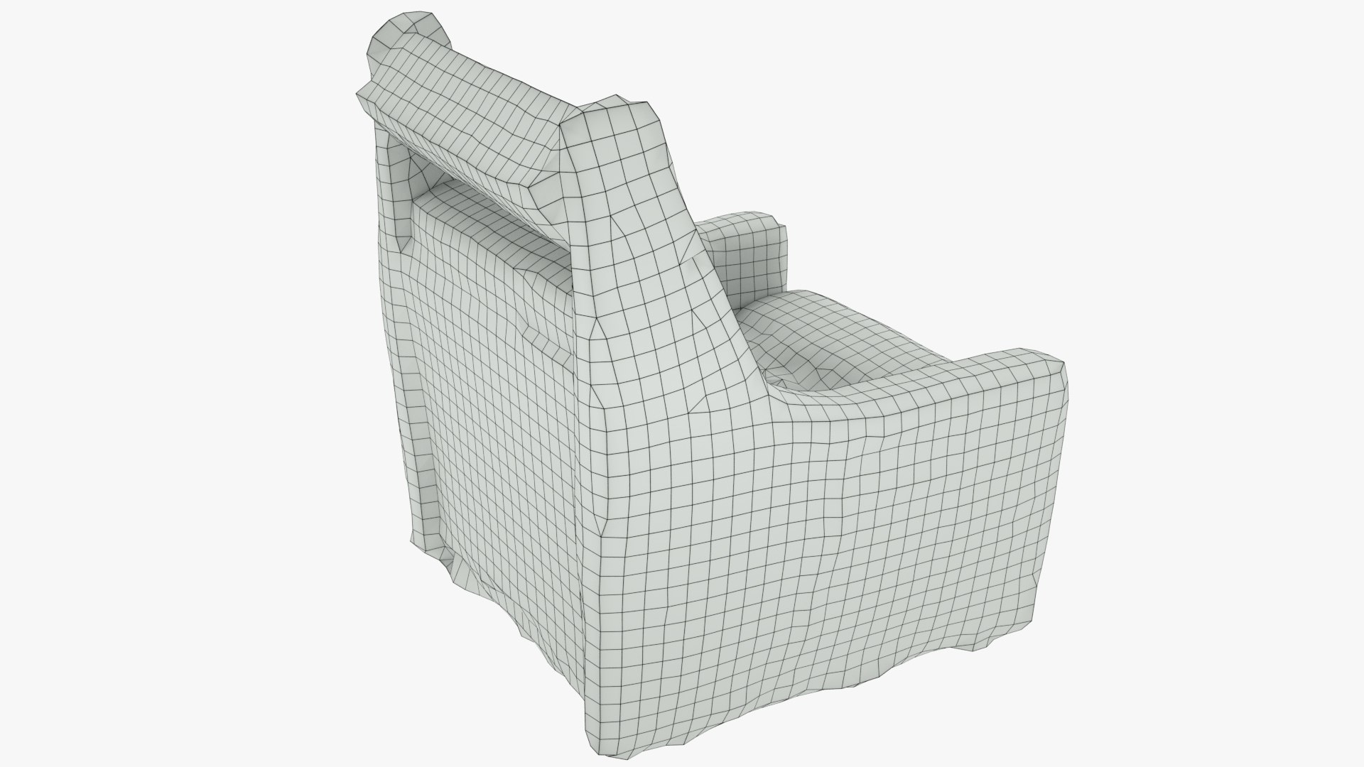3D Old Mold Chair Scan 3D Low-Poly - TurboSquid 1737369
