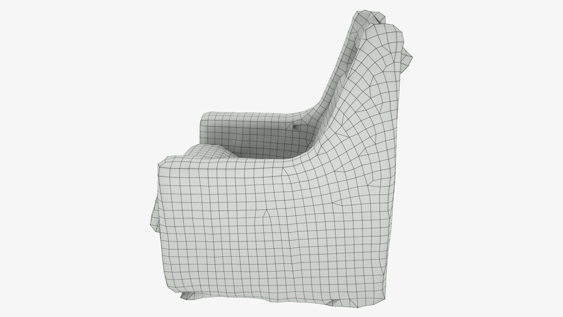 3D Old Mold Chair Scan 3D Low-Poly - TurboSquid 1737369
