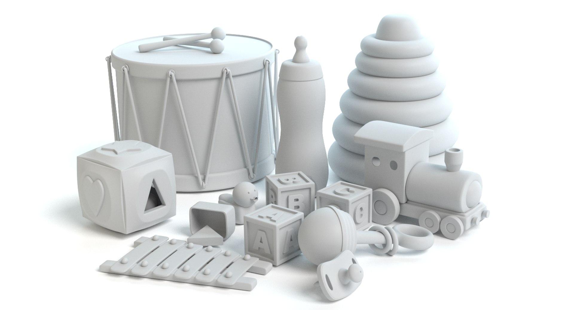 3d model toys
