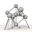 3d Atomium Building Landmark Model