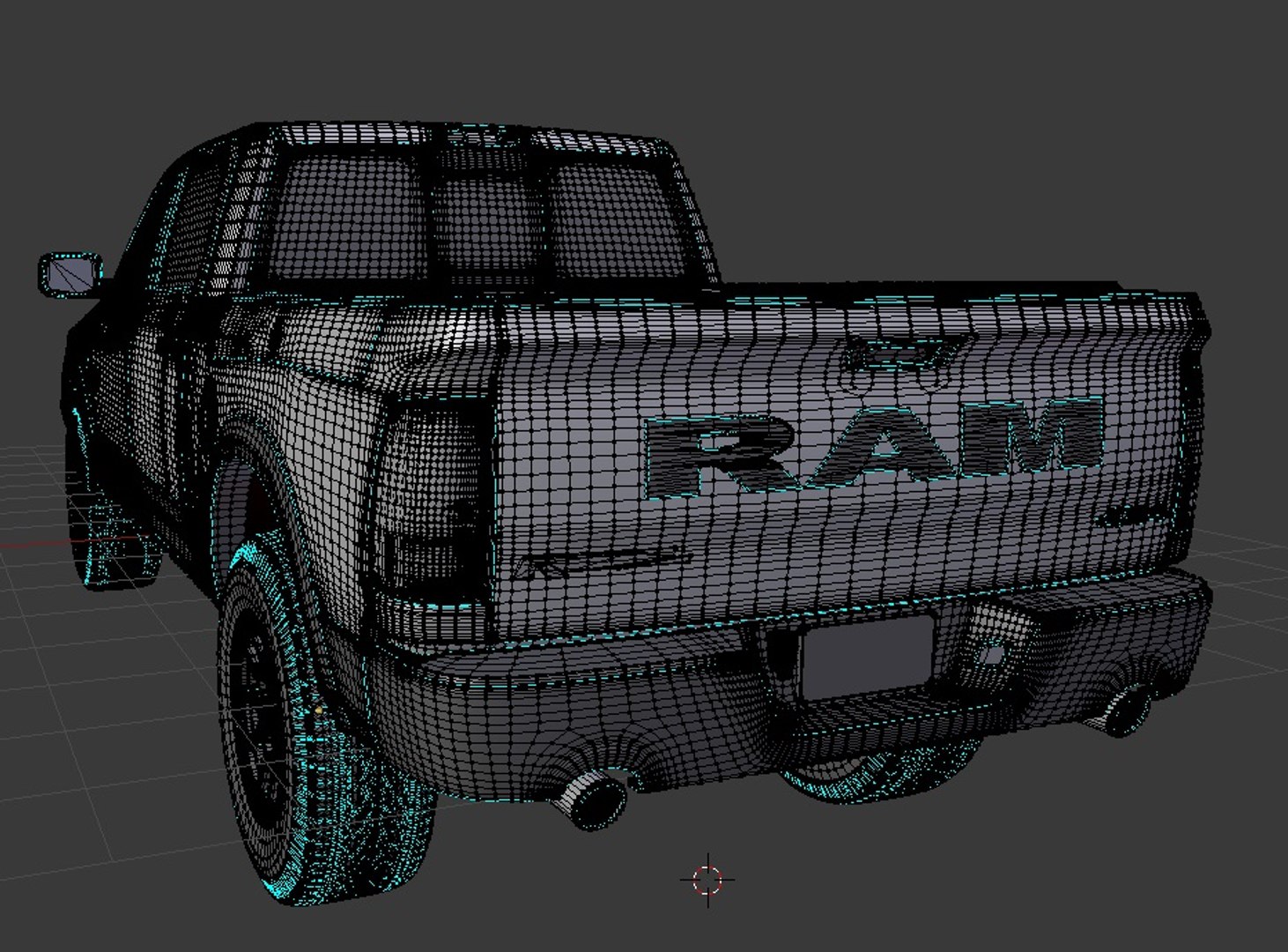 Dodge Ram Rebel 3D Model - TurboSquid 1196360